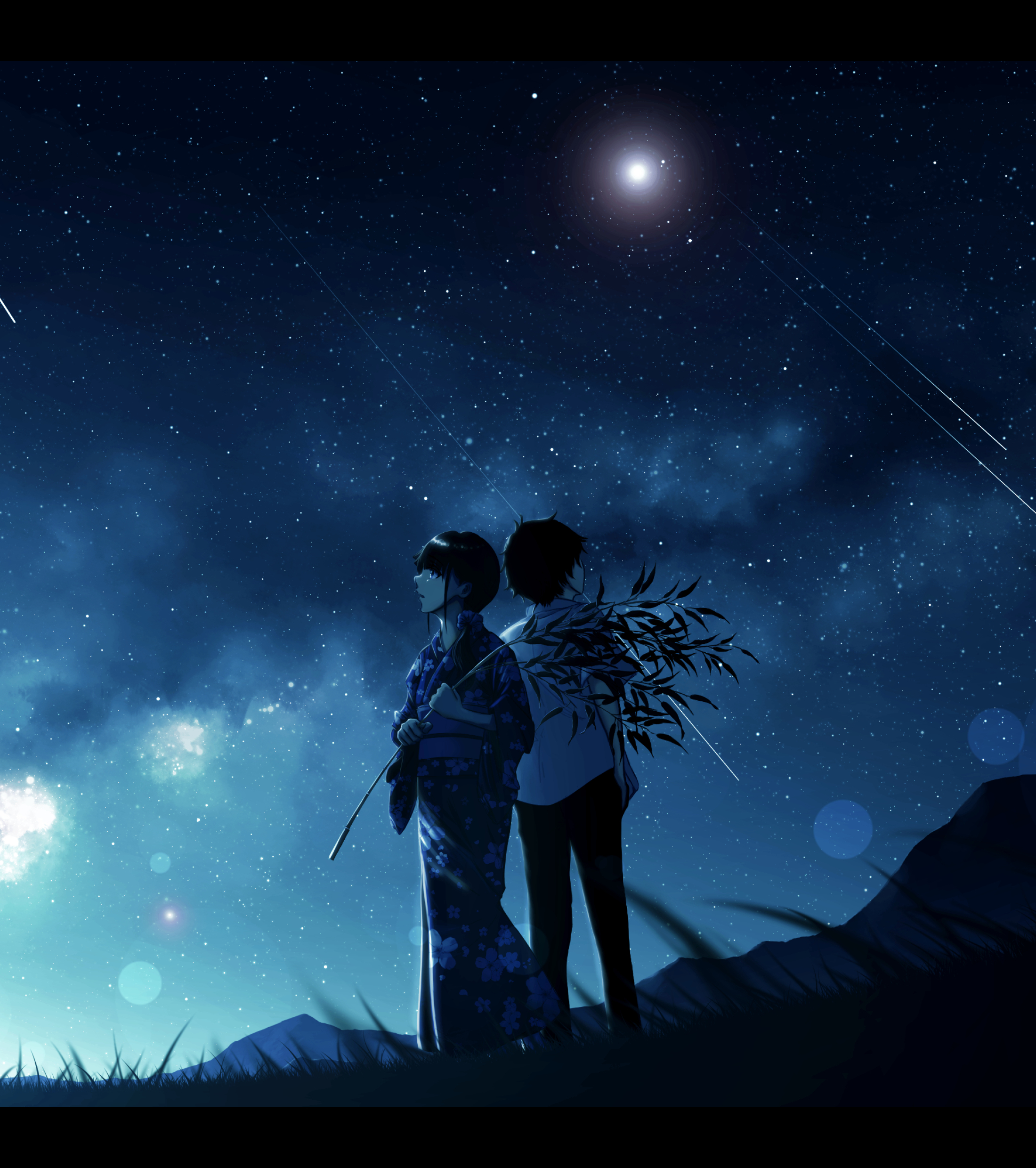 Anime Watching Stars