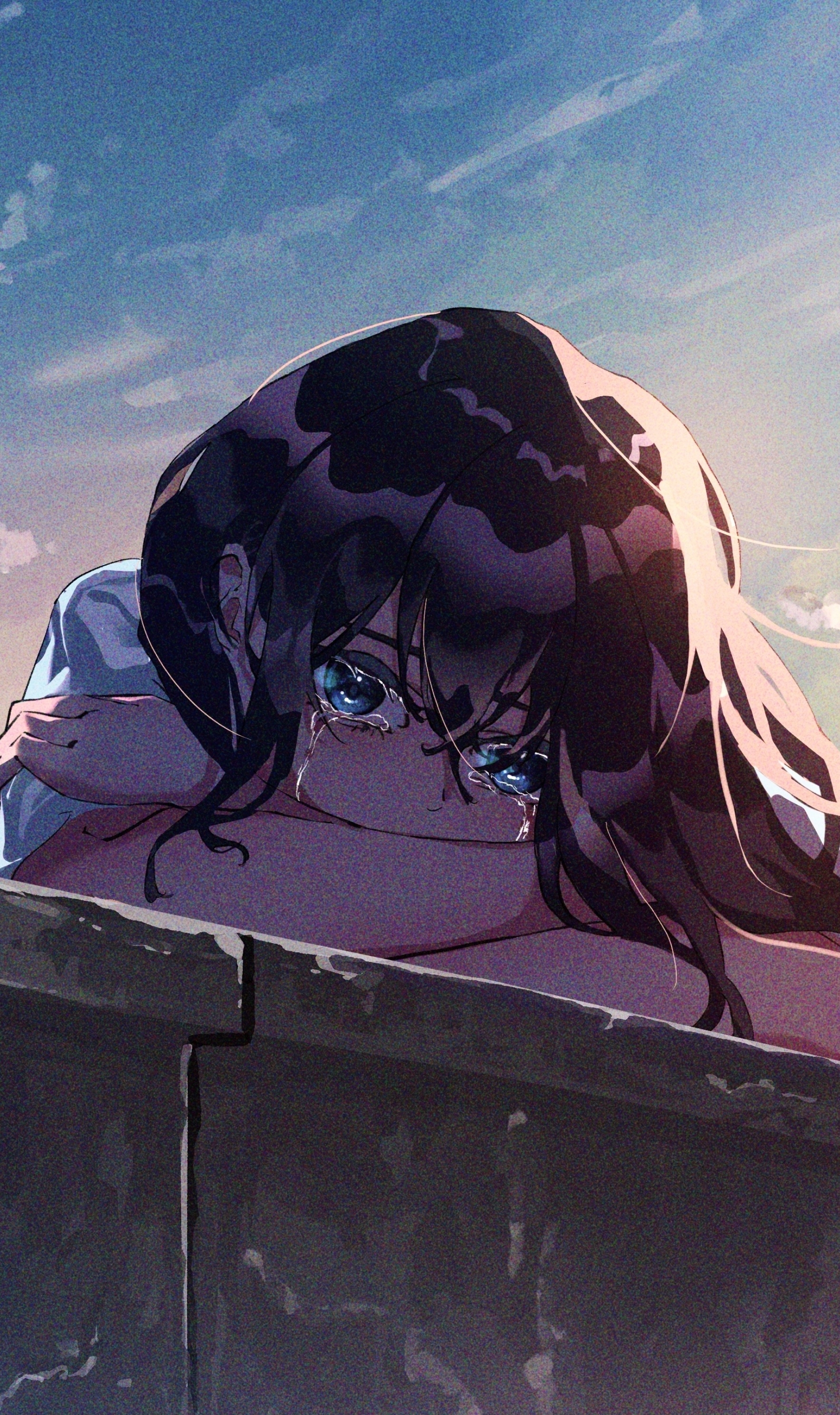 1900x3200 Resolution Anime Crying Girl 4k 1900x3200 Resolution ...