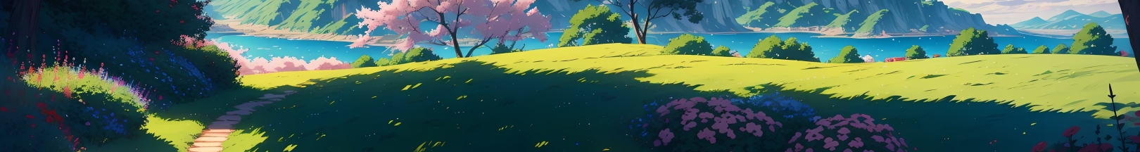 1620x216 Resolution Anime Field 4k Anime Landscape 1620x216 Resolution ...
