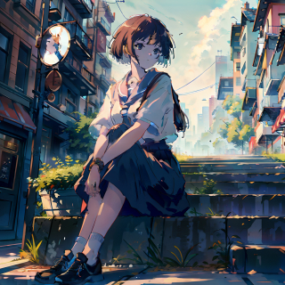 320x320 Resolution Anime Girl 2023 AI Fan Art 320x320 Resolution ...