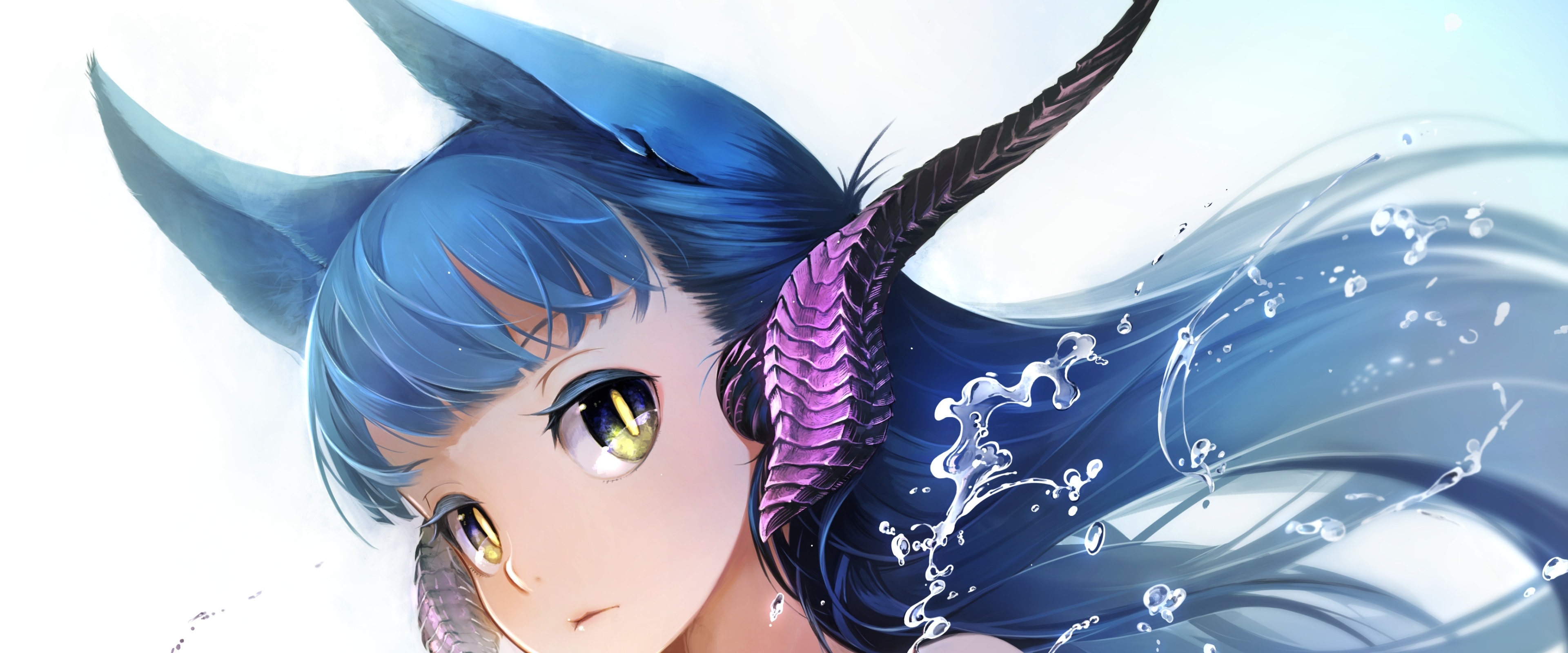 3840x1600 Resolution anime, girl, ears 3840x1600 Resolution Wallpaper ...