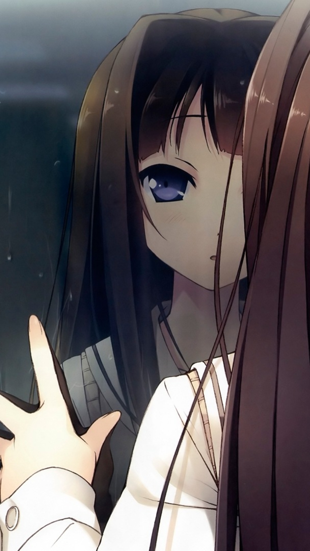 1082x1920 Resolution anime, girl, hair 1082x1920 Resolution Wallpaper ...