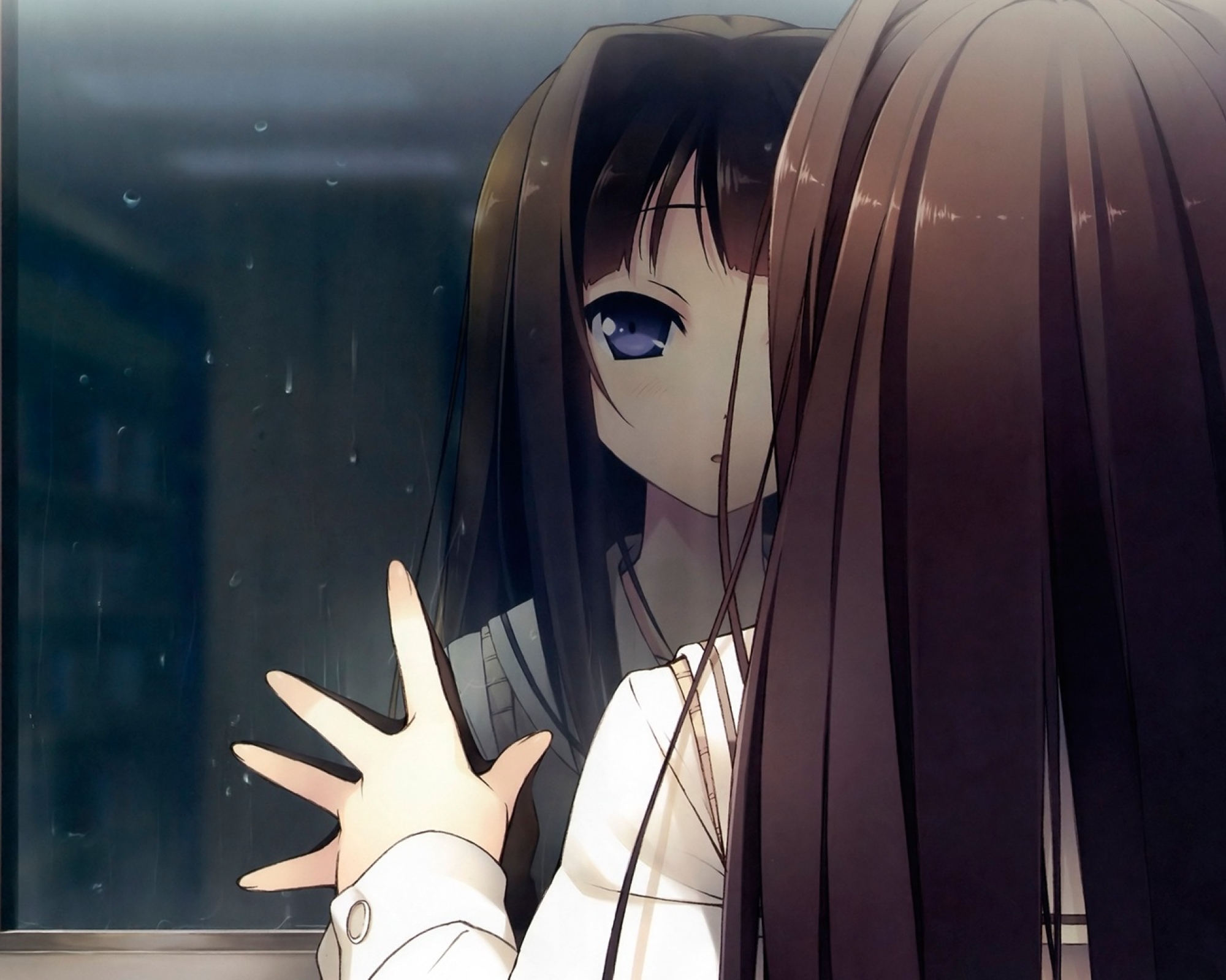 2000x1599 Resolution anime, girl, hair 2000x1599 Resolution Wallpaper ...