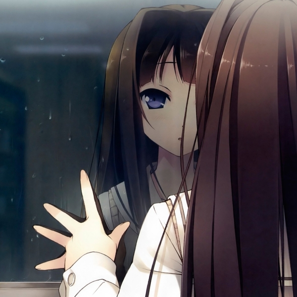600x600 Resolution anime, girl, hair 600x600 Resolution Wallpaper ...