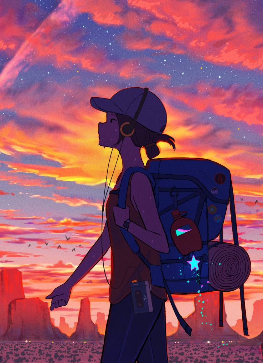840x1160 Resolution Anime Girl HD First Adventure Walk 840x1160 ...