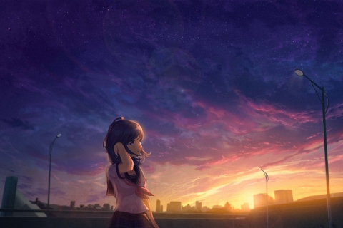 480x320 Anime Girl HD Sunrise 2022 480x320 Resolution Wallpaper, HD ...