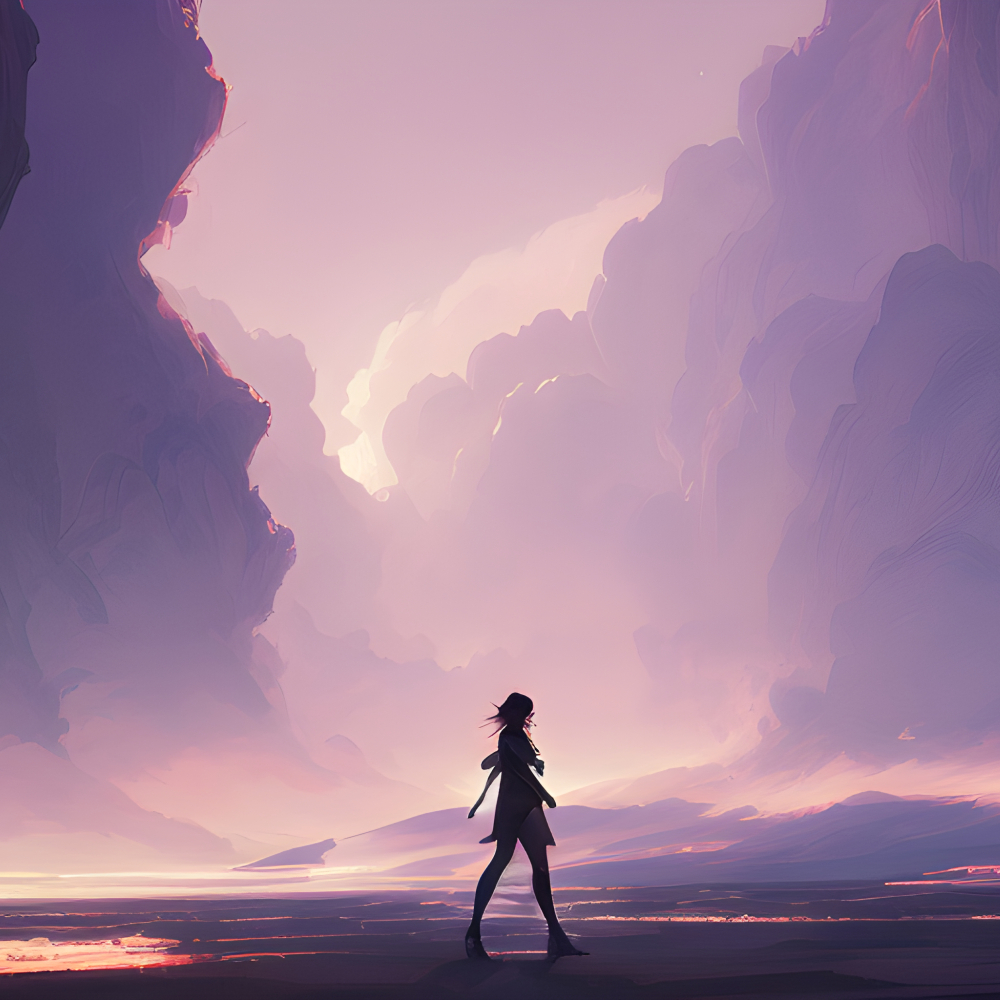 1000x1000 Resolution Anime Girl in Another Universe 1000x1000 ...