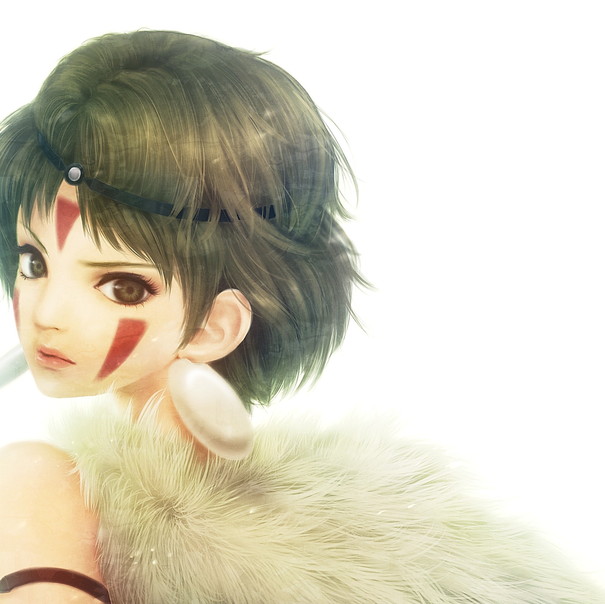 2025x2022 Resolution anime, girl, mononoke hime 2025x2022 Resolution ...