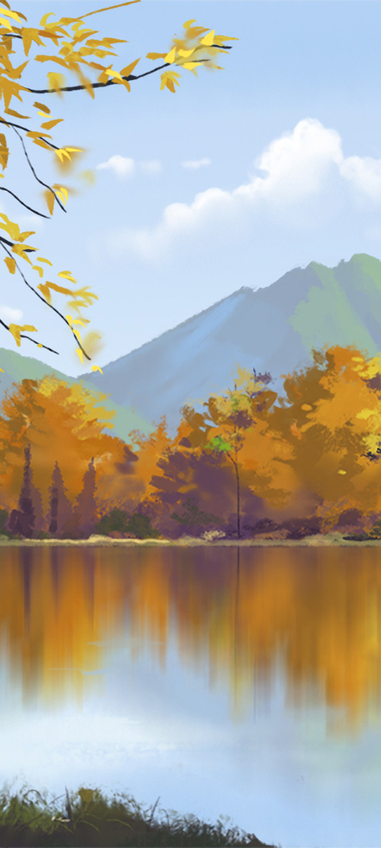 1220x2712 Resolution Anime Lake 1220x2712 Resolution Wallpaper ...