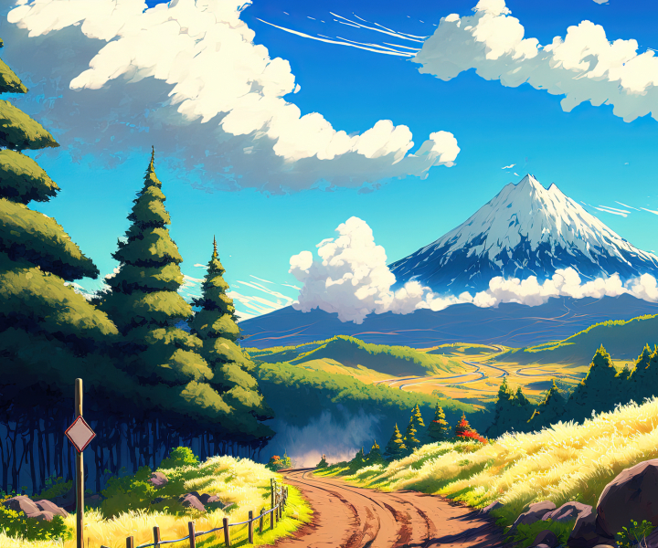 720x600 Resolution Anime Landscape HD 2022 Digital 720x600 Resolution ...