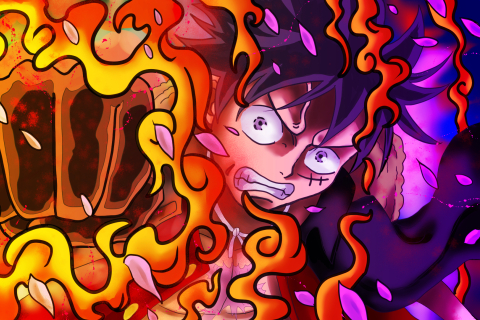 480x320 Resolution Anime One Piece HD Monkey D. Luffy Cool 480x320 ...