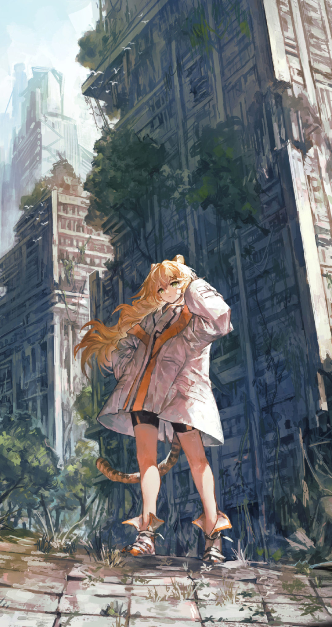 1082x2042 Anime Post Apocalyptic 4k 2023 Art 1082x2042 Resolution ...