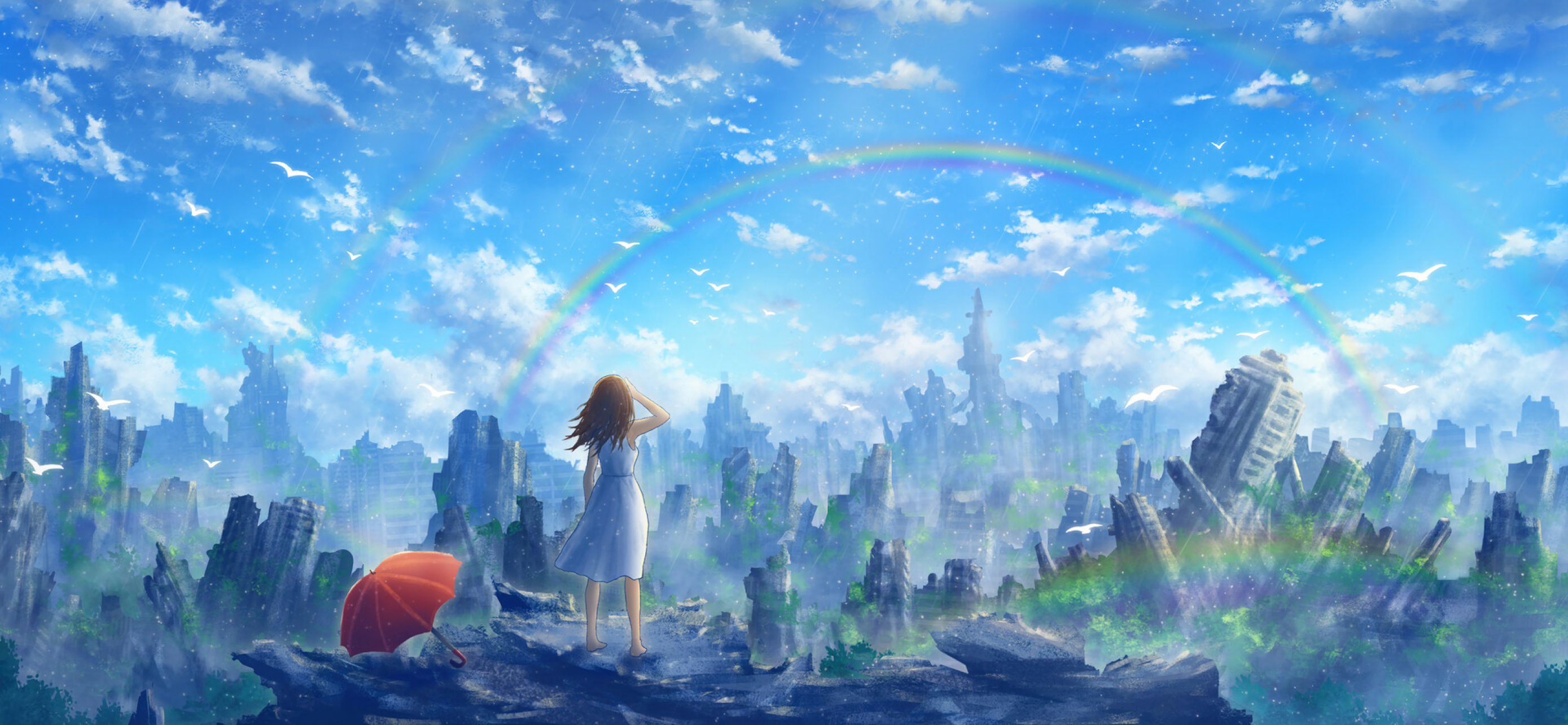 2778x1284 Anime Post Apocalyptic HD 2023 2778x1284 Resolution Wallpaper ...