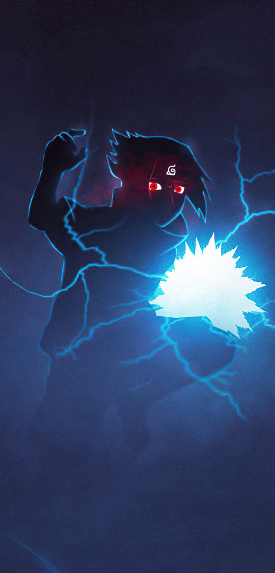 1080x2248 Resolution Anime Sasuke Uchiha Naruto Lightning Art 1080x2248 ...