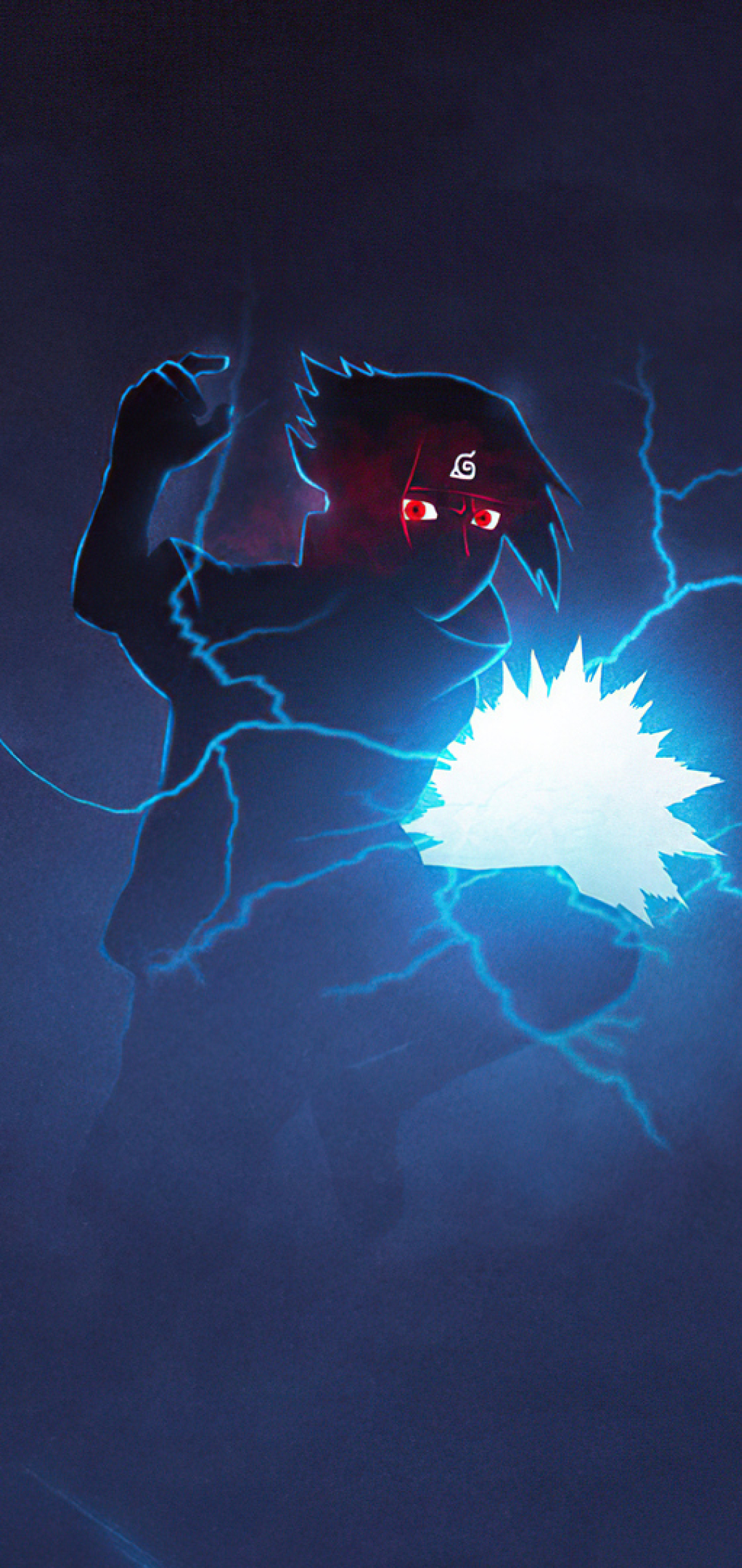 1080x2282 Resolution Anime Sasuke Uchiha Naruto Lightning Art 1080x2282 ...