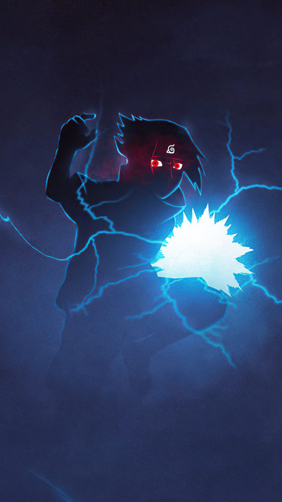 1081x1920 Resolution Anime Sasuke Uchiha Naruto Lightning Art 1081x1920 ...