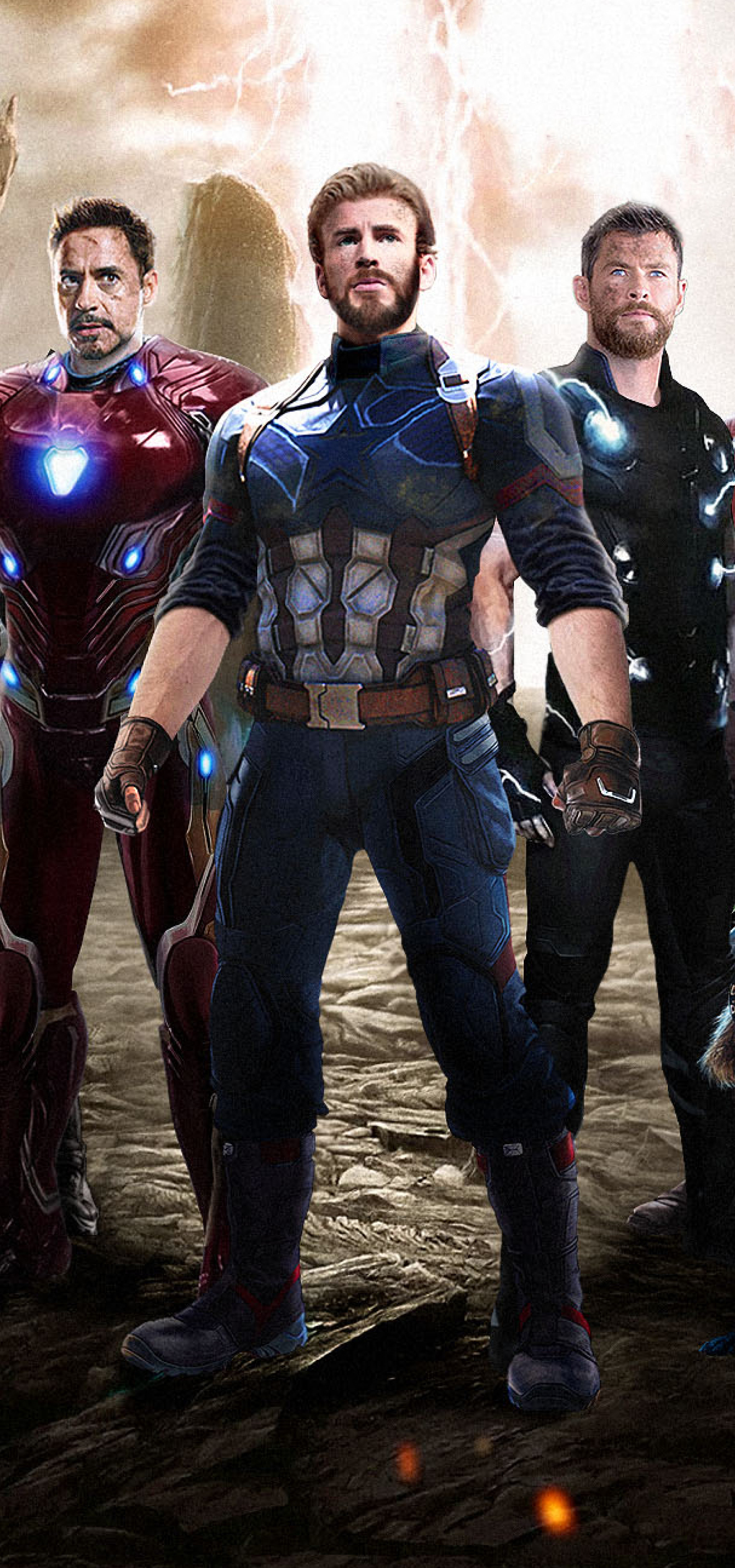 1500x3200 Resolution Ant-Man, Captain America, Hulk, Black Panther ...