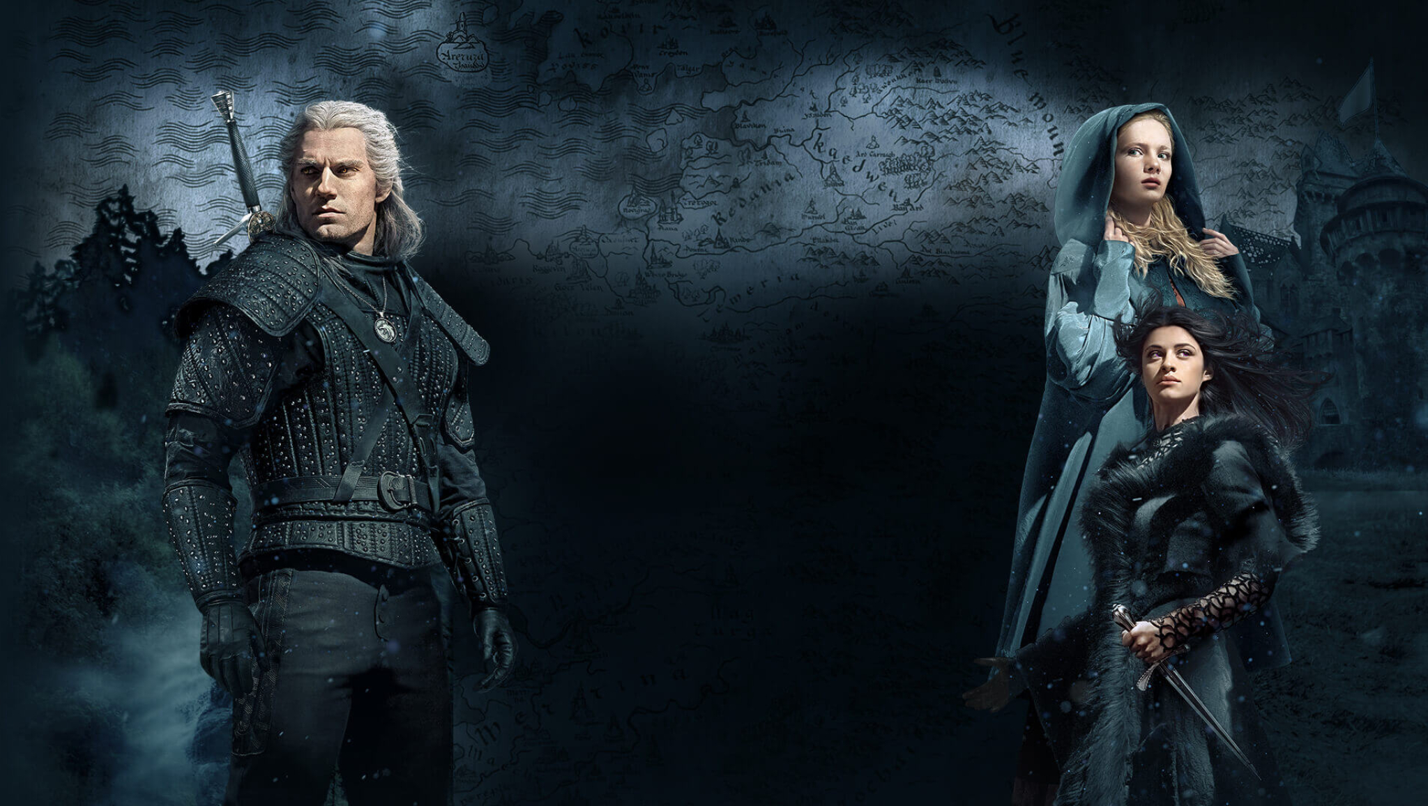 2048x1156 Resolution Anya Chalotra and Freya Allan Witcher 2048x1156 ...