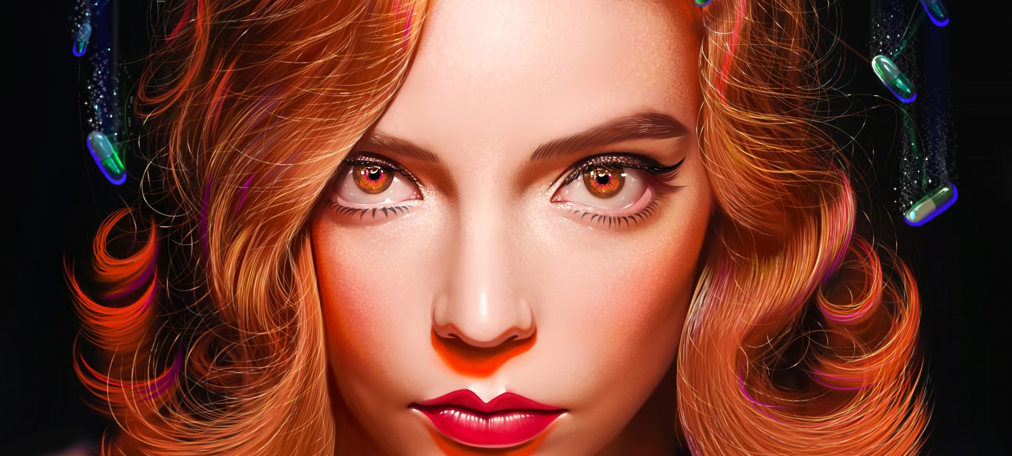 2037x919 Resolution Anya Taylor-Joy The Queen's Gambit Art 2037x919 ...