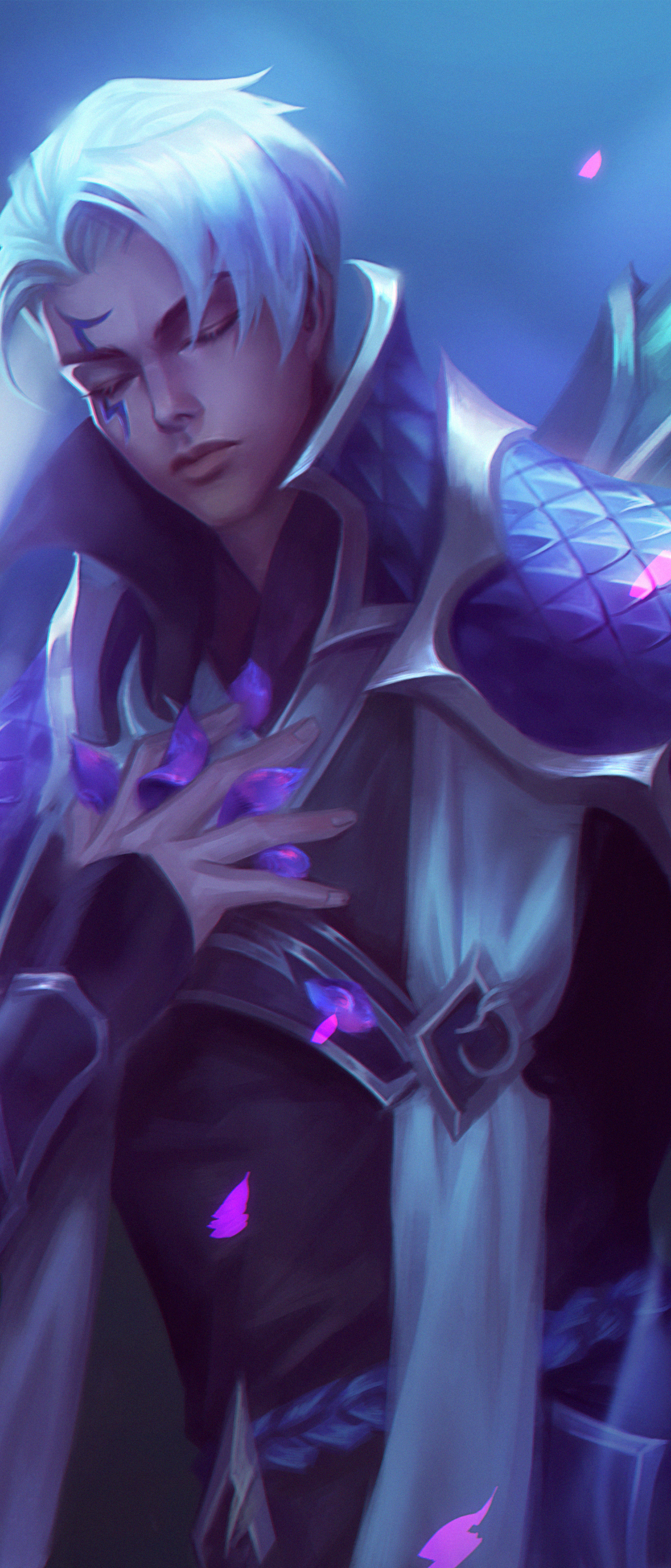 1644x3840 Resolution Aphelios 4k League Of Legends Cool Fan Art ...