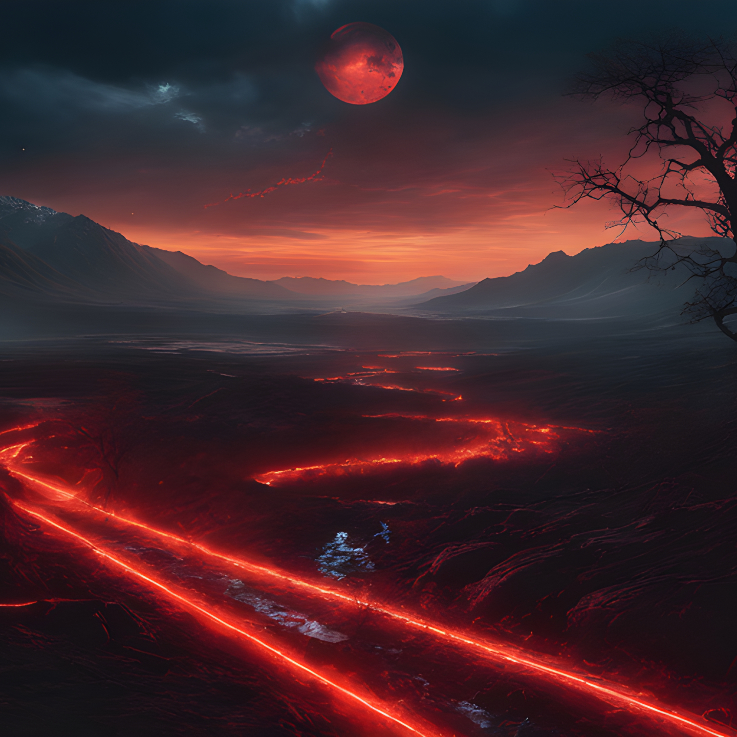 1440x1440 Resolution Apocalyptic Night 4K Dark Moon Night 1440x1440 ...
