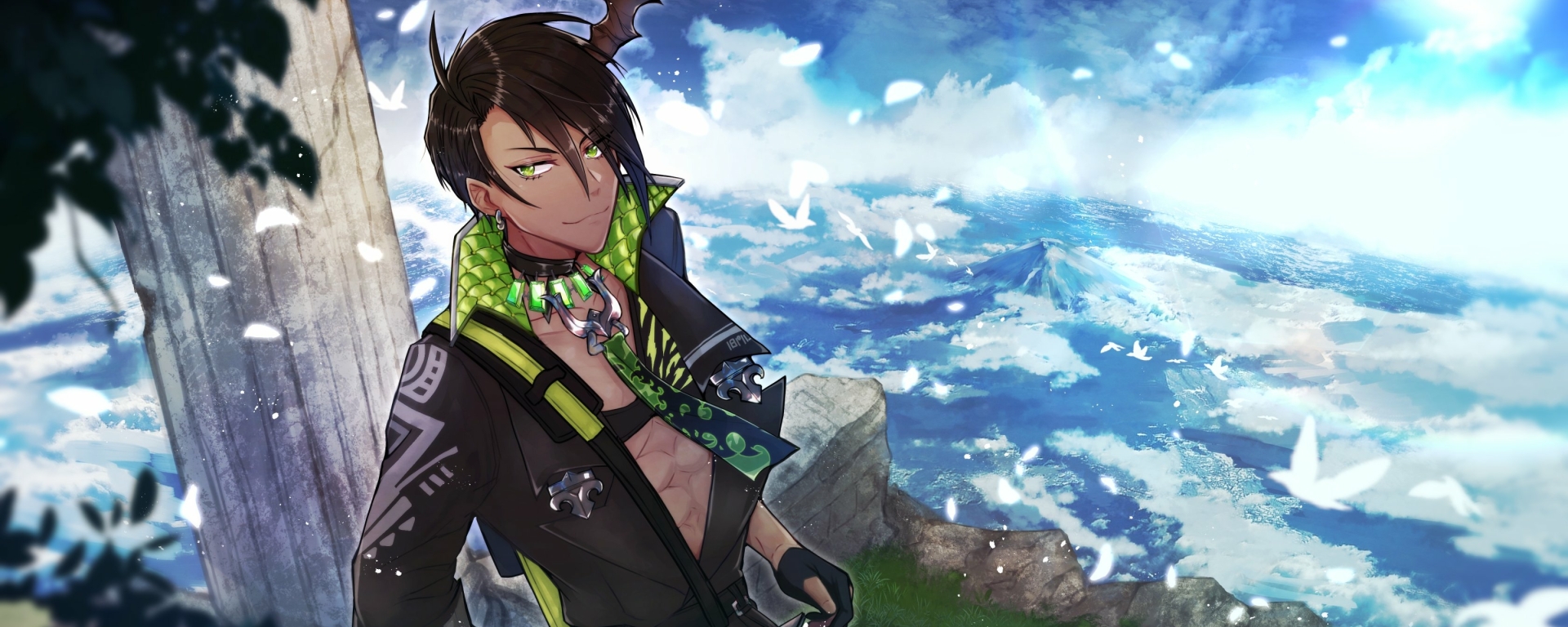 1920x768 Resolution Aragami Ouga 4K Virtual Youtuber 1920x768 ...