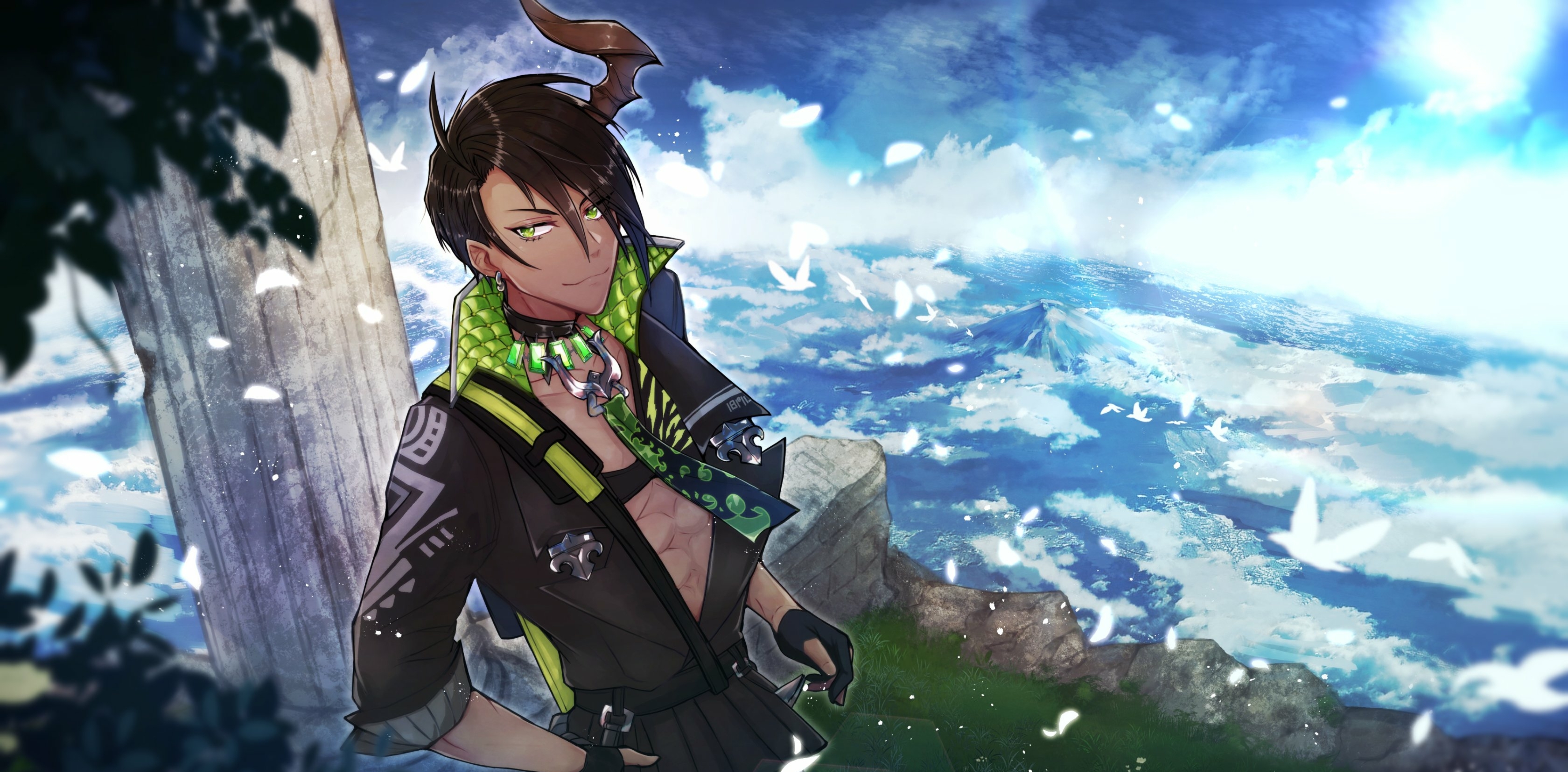 5120x2520 Resolution Aragami Ouga 4K Virtual Youtuber 5120x2520 ...