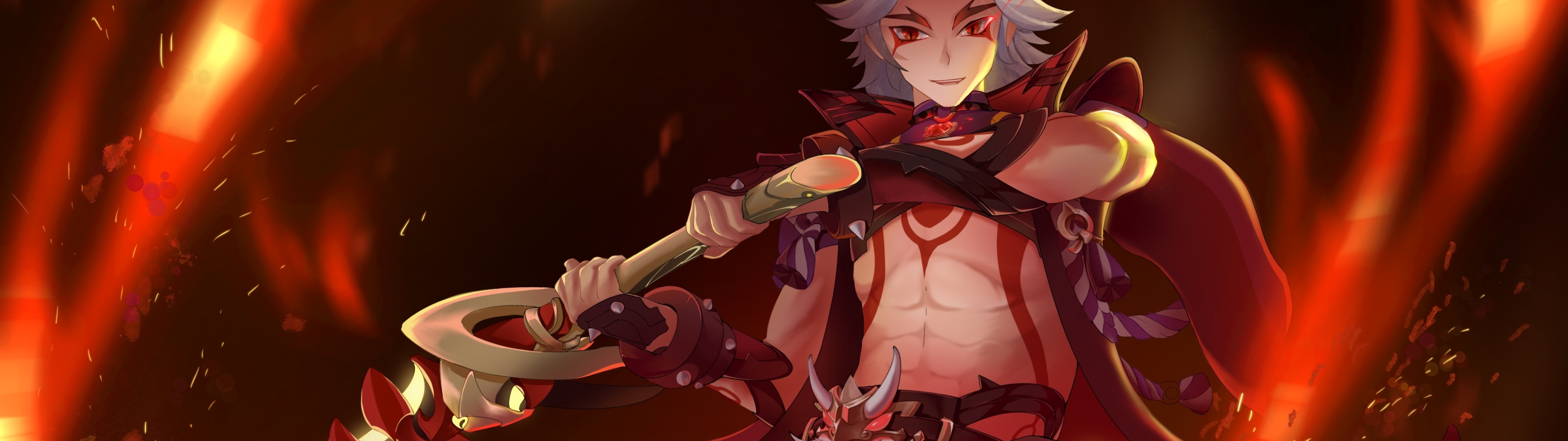 5120x1440 Resolution Arataki Itto HD Genshin Impact 5120x1440 ...