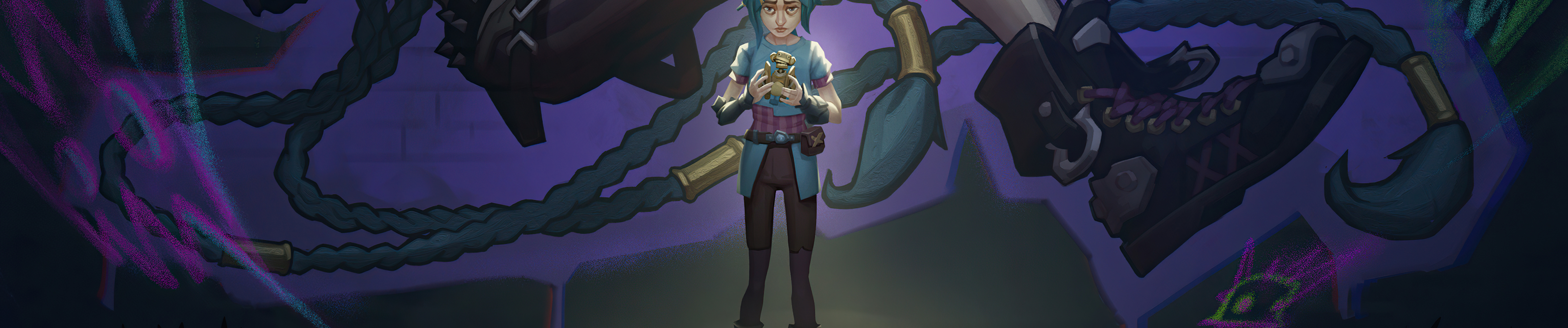 6880x1440 Resolution Arcane 5k Jinx Cool Art 6880x1440 Resolution ...