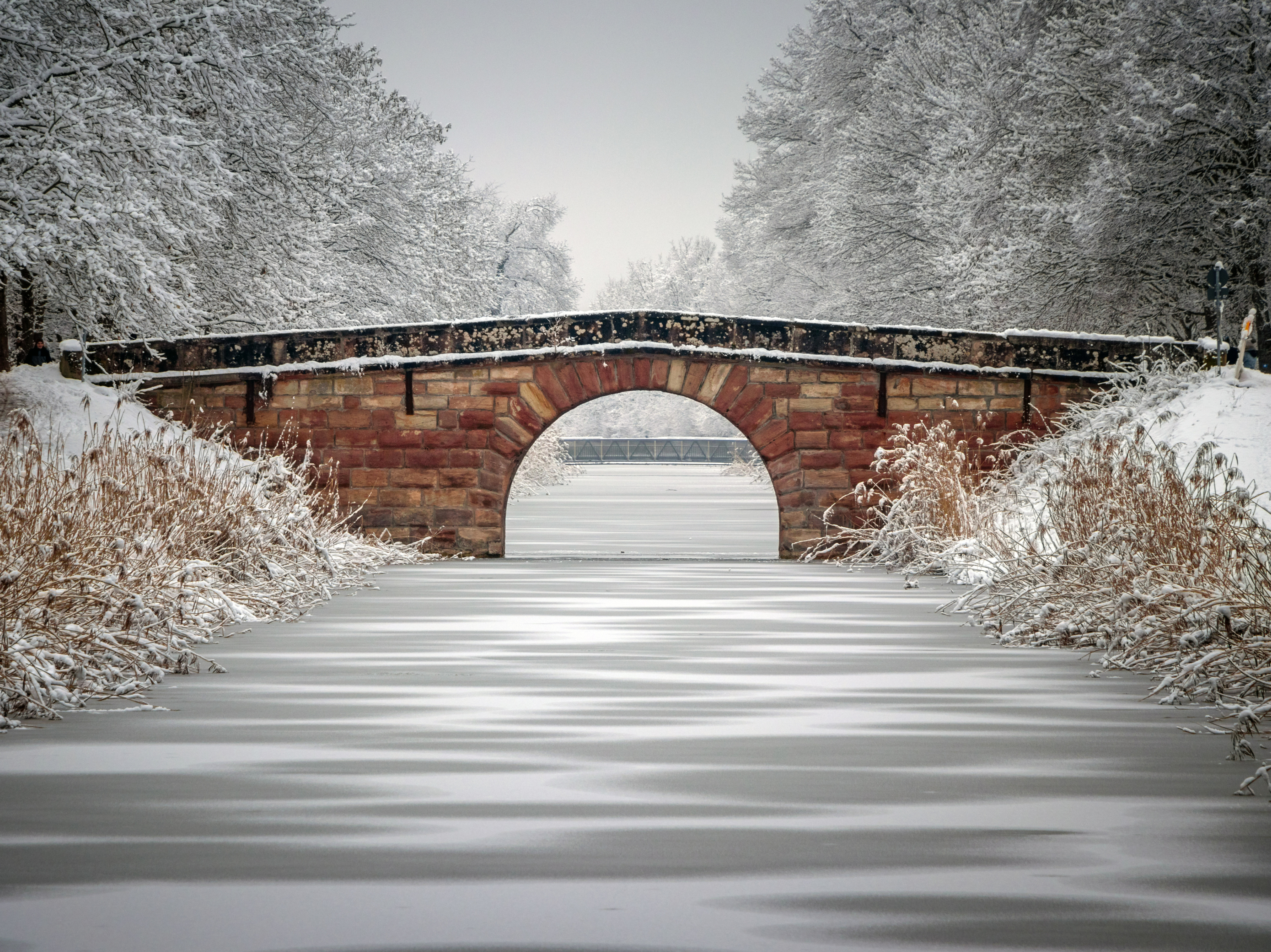 3180x2383 Resolution Arch Bridge Canal 4K 3180x2383 Resolution ...
