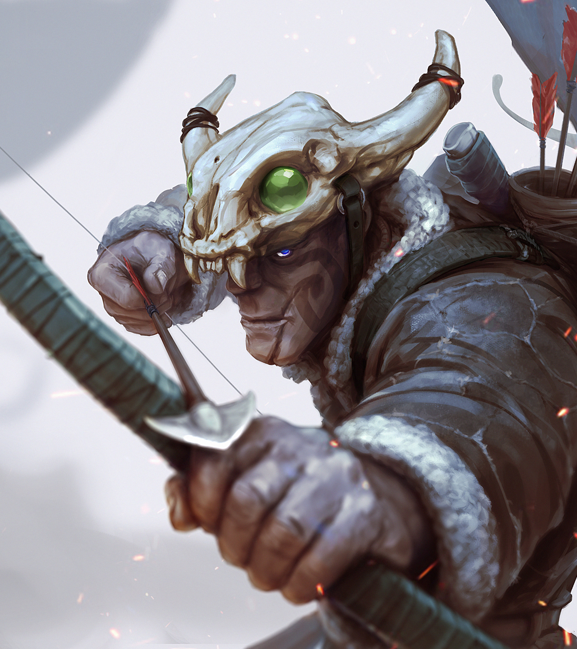 1920x2160 Resolution archer, hunter, art 1920x2160 Resolution Wallpaper ...