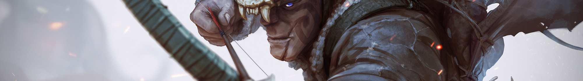 2000x280 Resolution archer, hunter, art 2000x280 Resolution Wallpaper ...