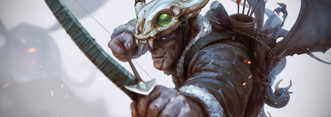 680x240 Resolution archer, hunter, art 680x240 Resolution Wallpaper ...