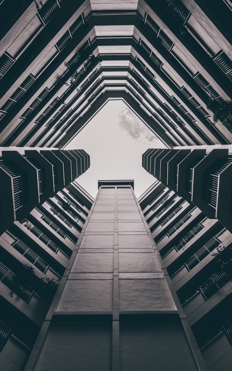 802x1282 Resolution architecture, buildings, bottom view 802x1282 ...