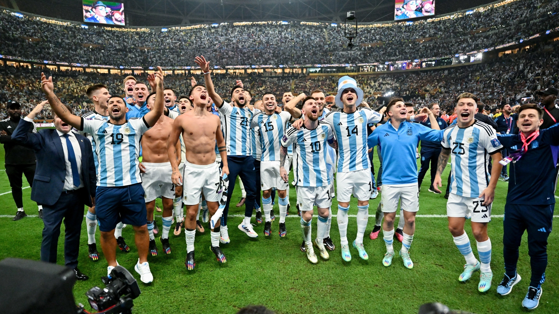 1920x1080 Resolution Argentina World Cup 2022 Victory Celebration 1080P 1920x1080 Resolution Argentina World Cup 2022 Victory Celebration 1080P