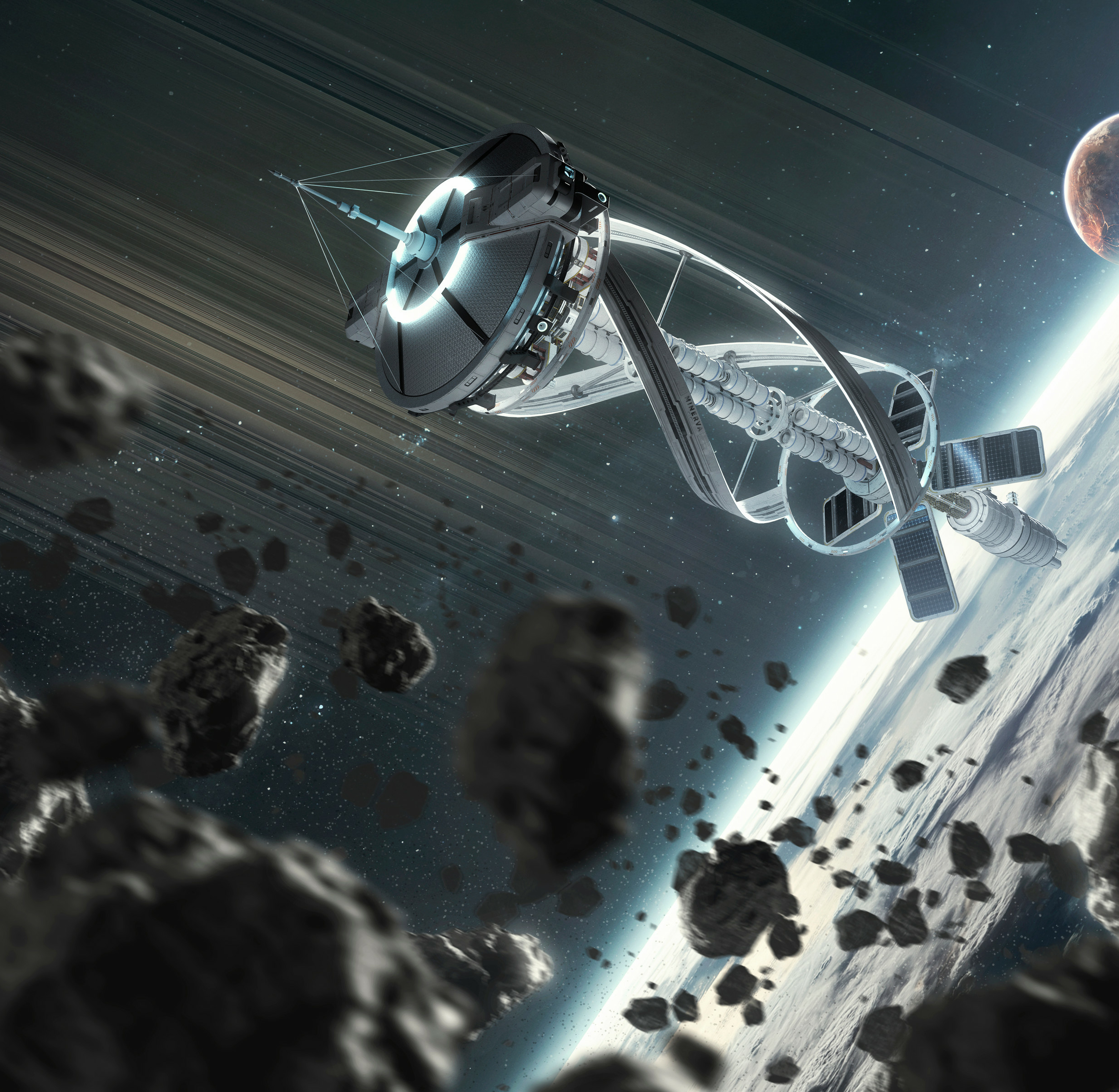 2460x2400 Ark Ship Minerva 2460x2400 Resolution Wallpaper, HD Space 4K ...