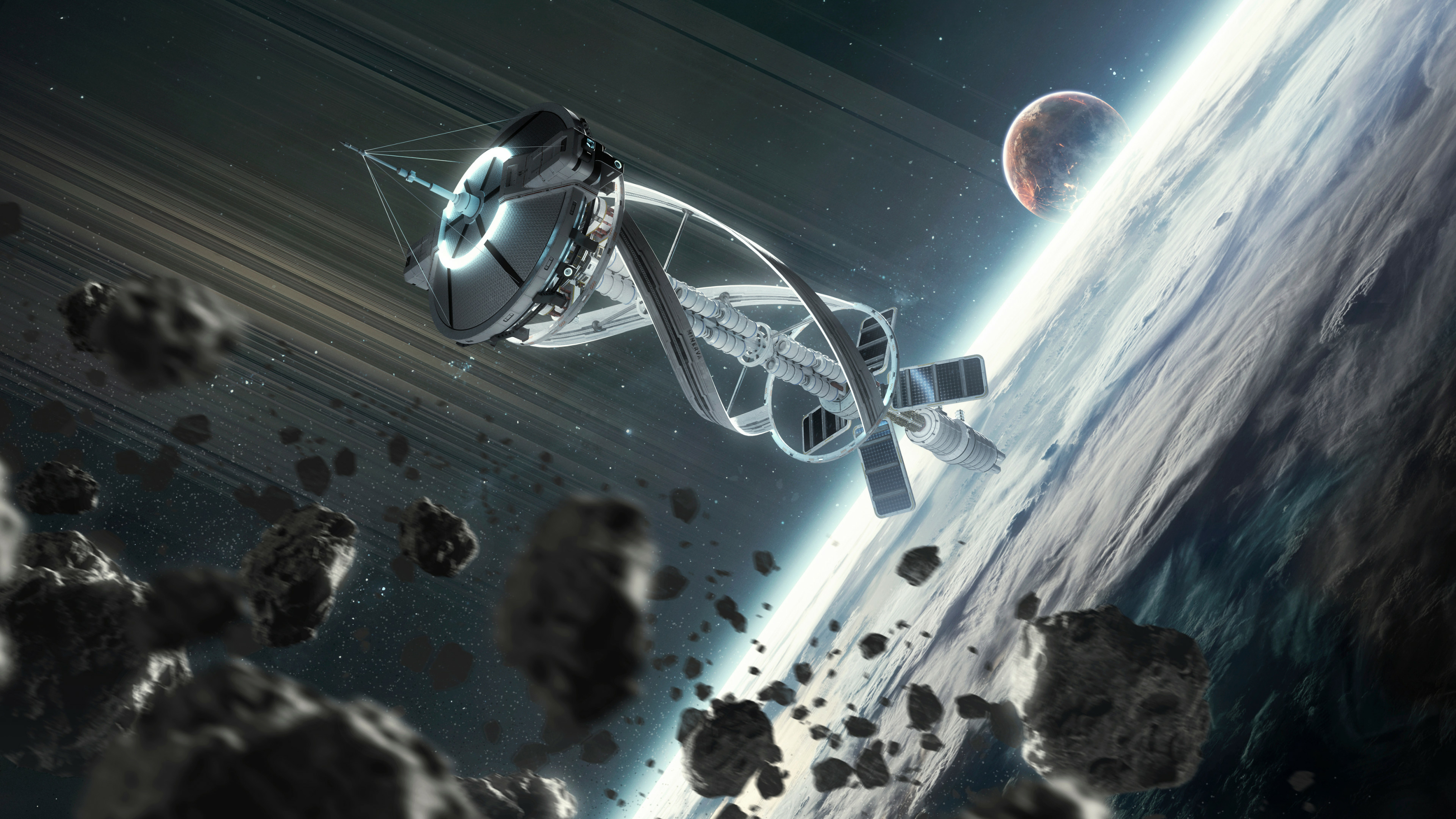 3215x1809 Resolution Ark Ship Minerva 3215x1809 Resolution Wallpaper ...