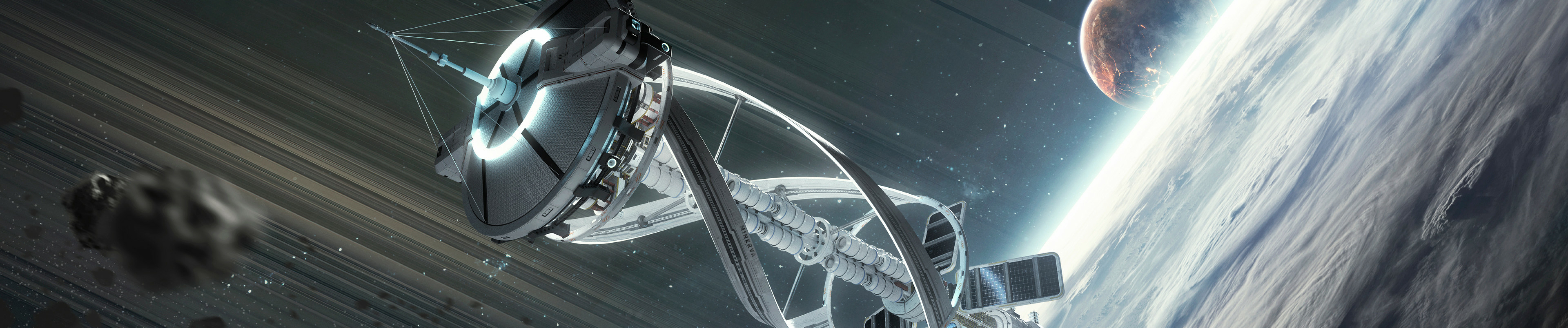 6880x1440 Resolution Ark Ship Minerva 6880x1440 Resolution Wallpaper ...