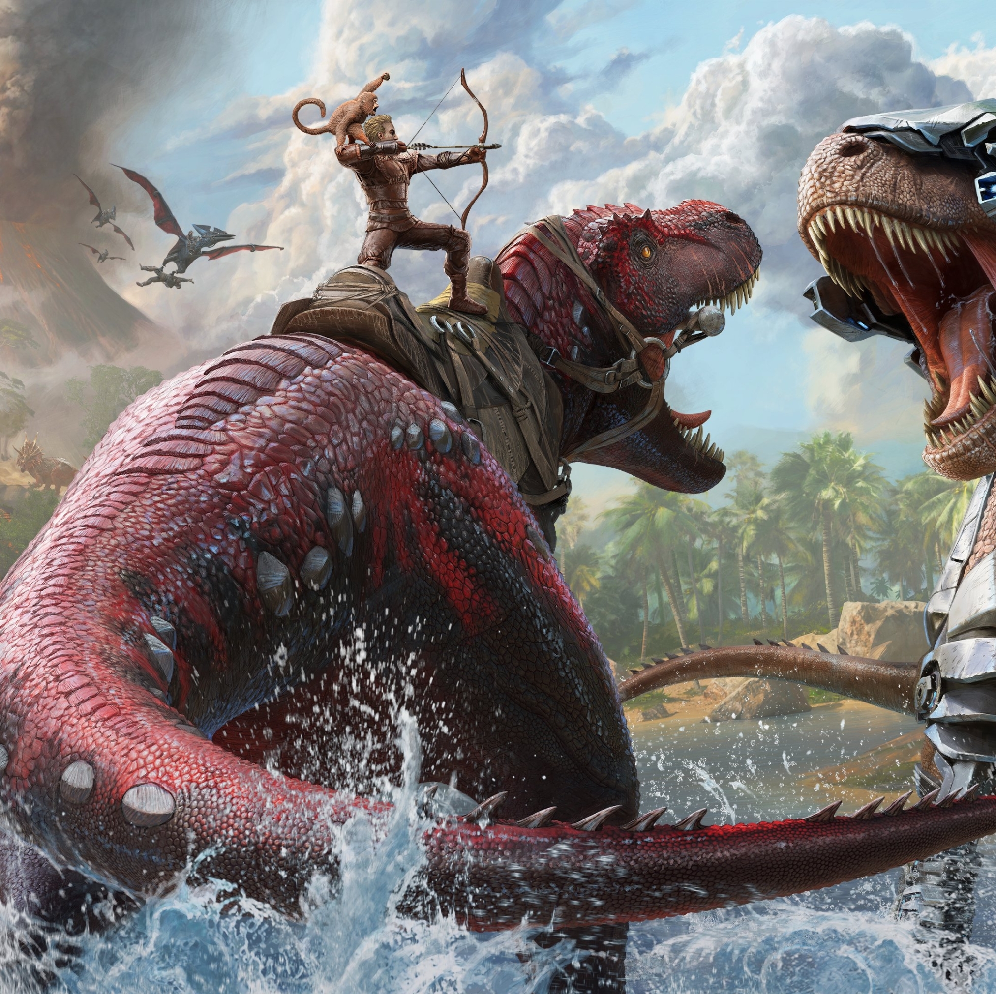 2025x2022 Resolution ARK Survival Ascended Gaming Poster 2025x2022 ...