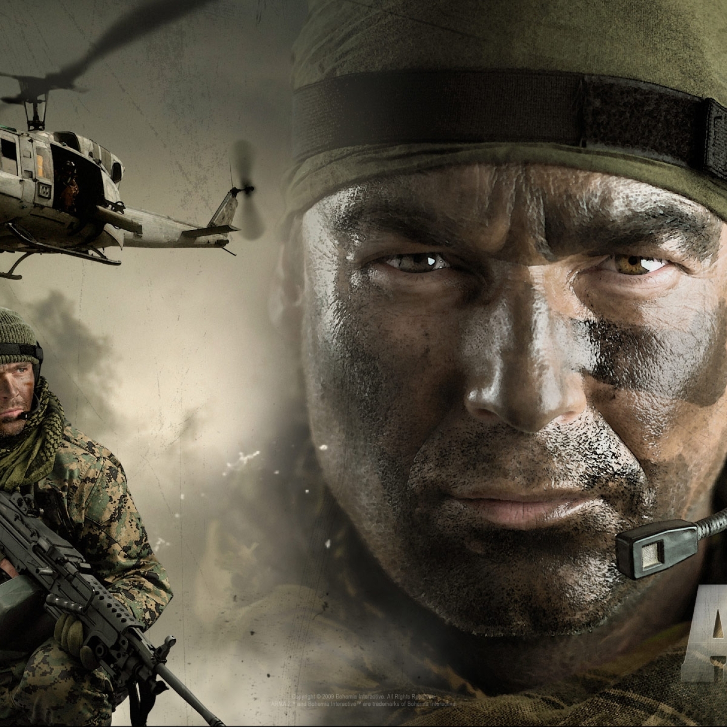 1440x1440 arma 2, soldiers, helicopters 1440x1440 Resolution Wallpaper ...