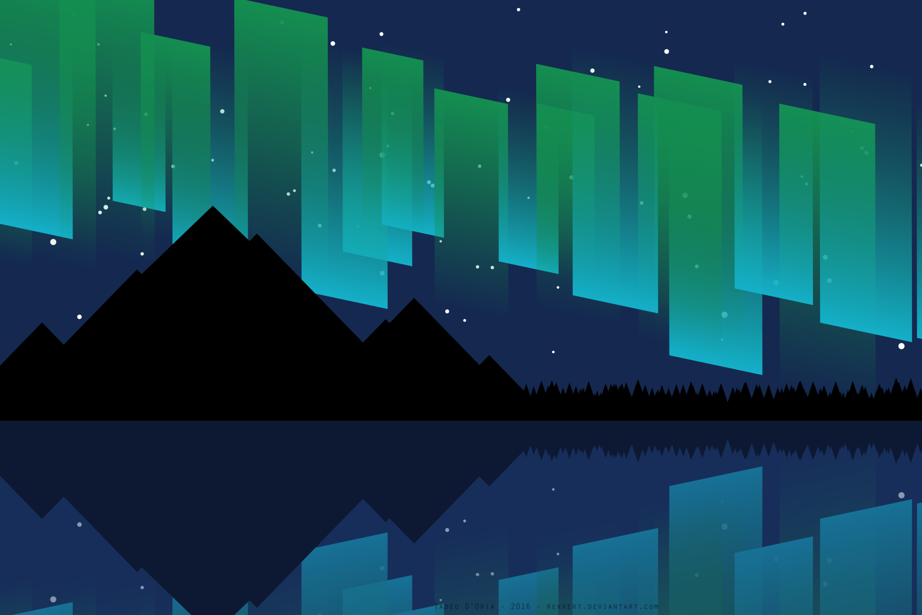 3000x2000 Resolution Artistic Digital Art 4k Night Reflection 2022 Art ...