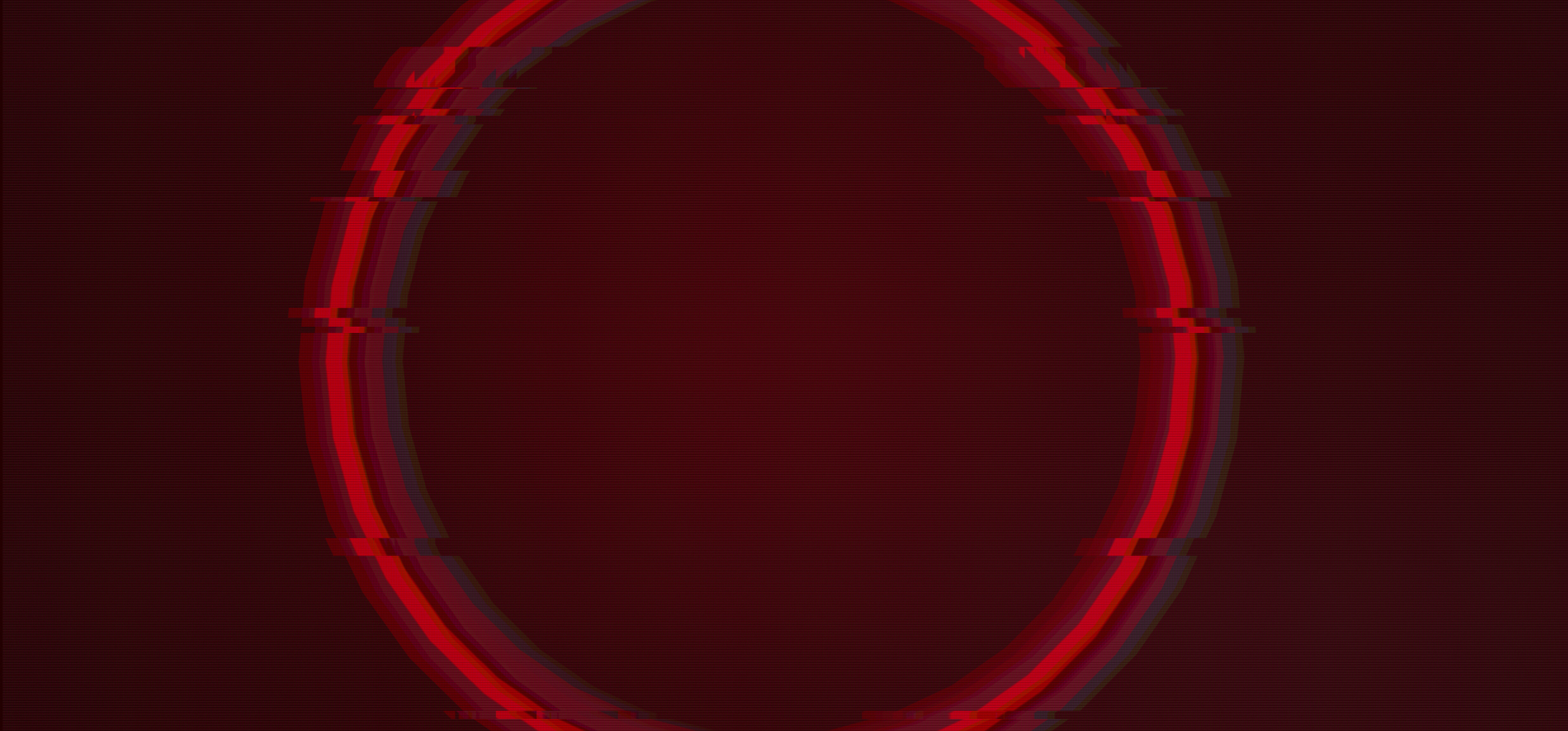 2316x1080 Resolution Artistic Neon Red Ring Glitch 2316x1080 Resolution ...