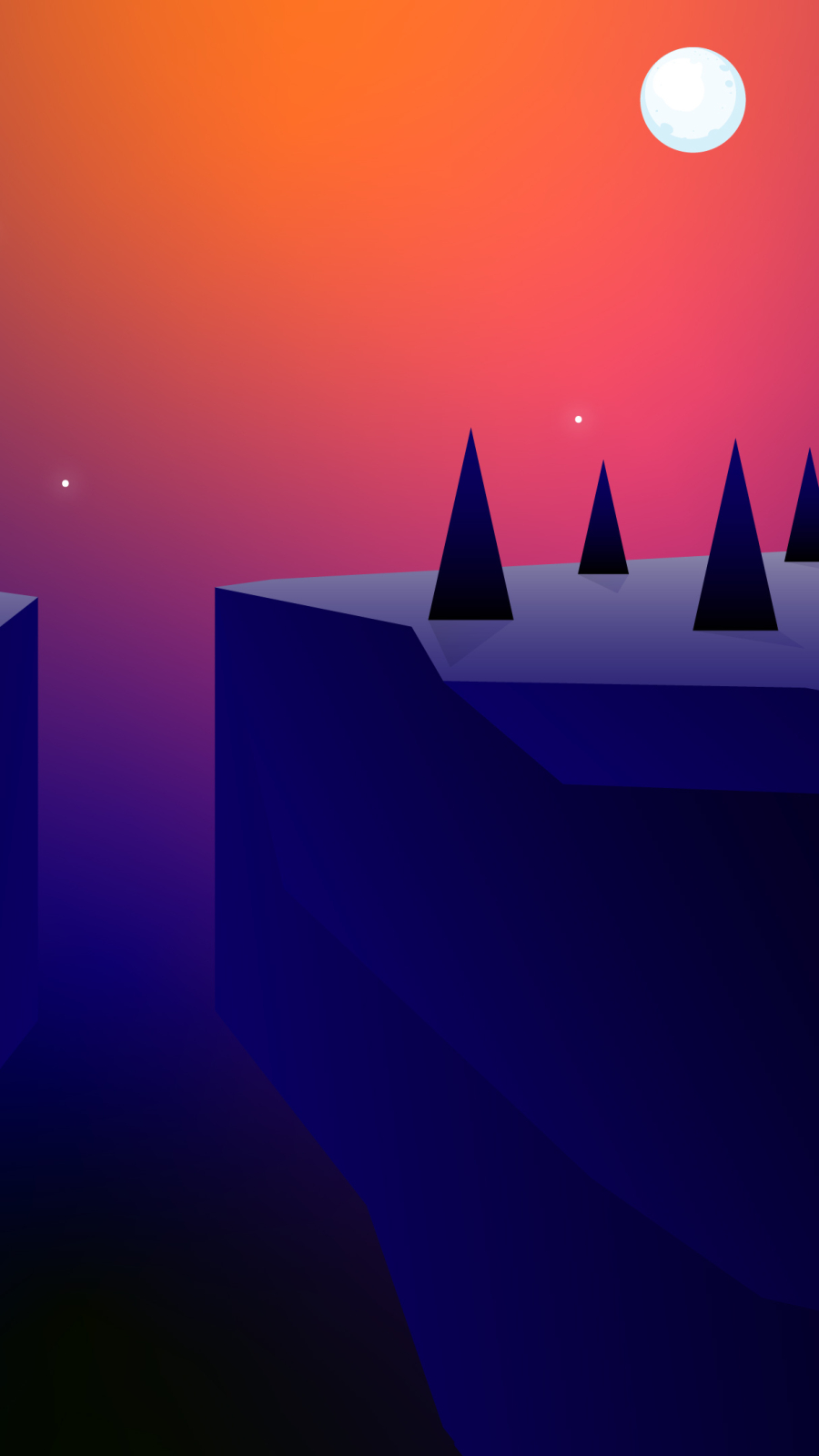 900x1600 Resolution Artistic Night 4k Forest Minimal 900x1600 ...