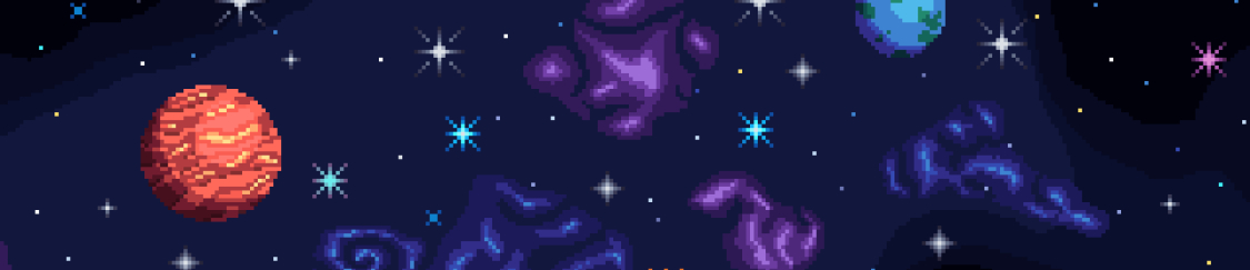 1125x243 Resolution Artistic Pixel Art HD Space 1125x243 Resolution ...
