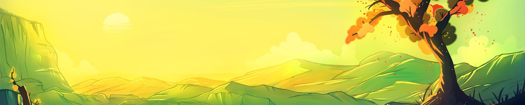 2000x400 Resolution Artistic Sunrise HD 2000x400 Resolution Wallpaper ...