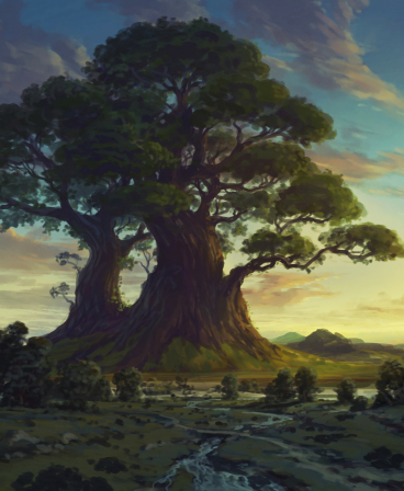 368x448 Resolution Artistic Tree 4k Illustration Painting 368x448 ...