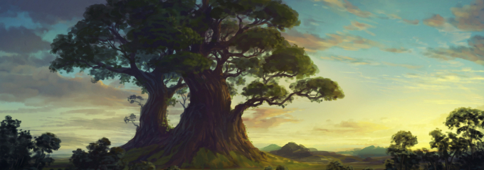 680x240 Artistic Tree 4k Illustration Painting 680x240 Resolution ...