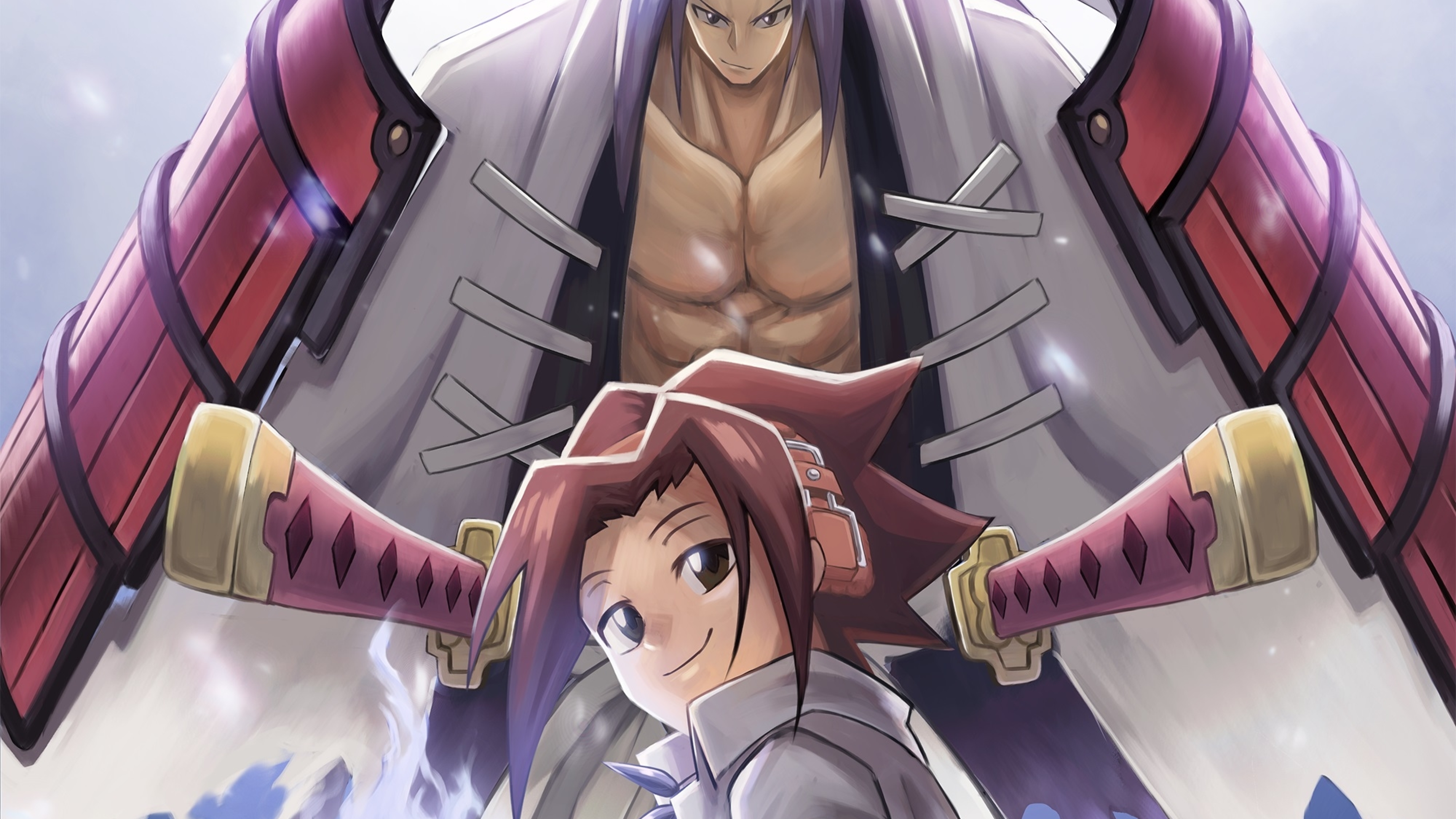5120x2879 Resolution Asakura Yoh and Amidamaru Shaman King 5120x2879 ...