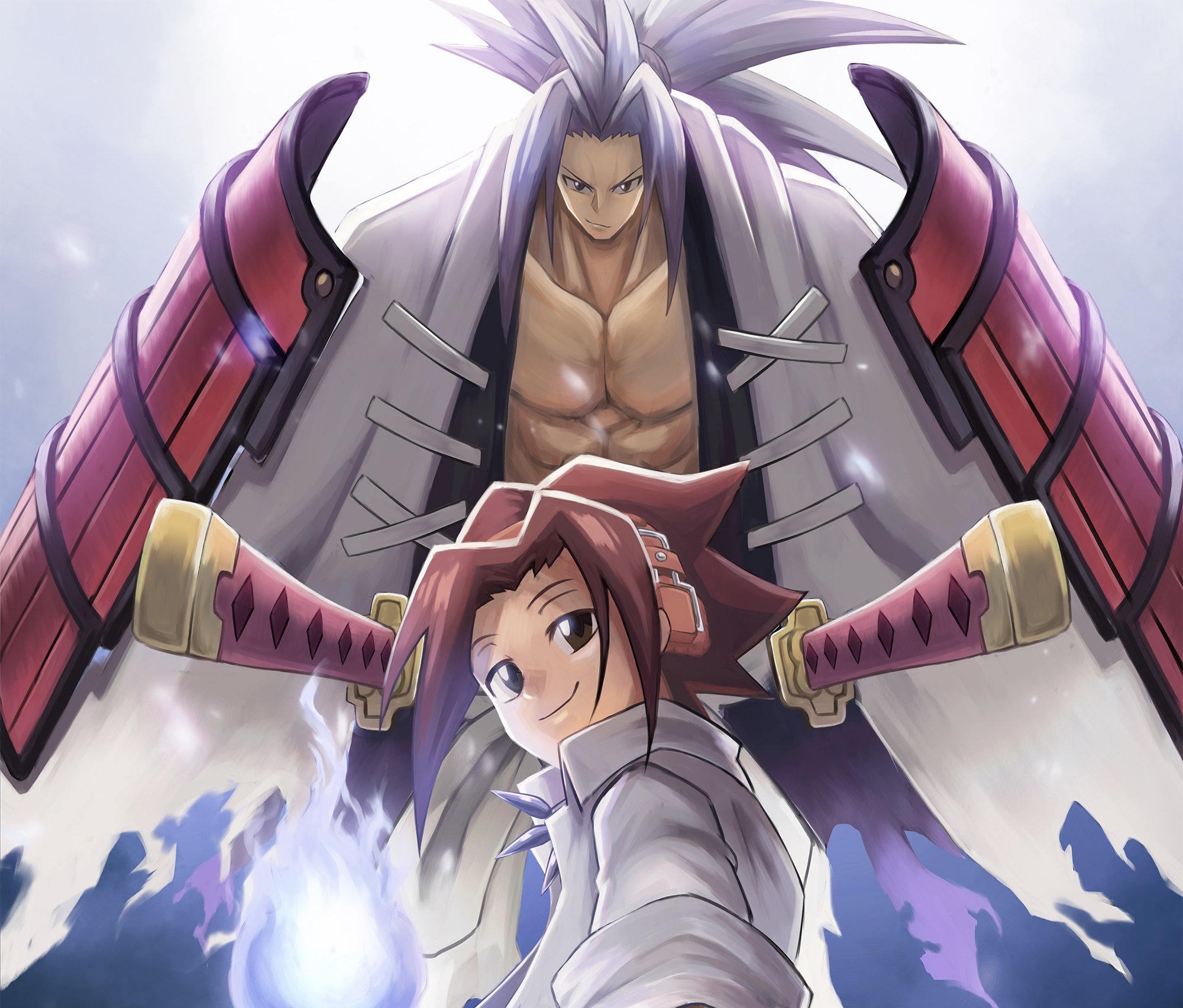 7630-x4320 Asakura Yoh and Amidamaru Shaman King 7630-x4320 Resolution ...
