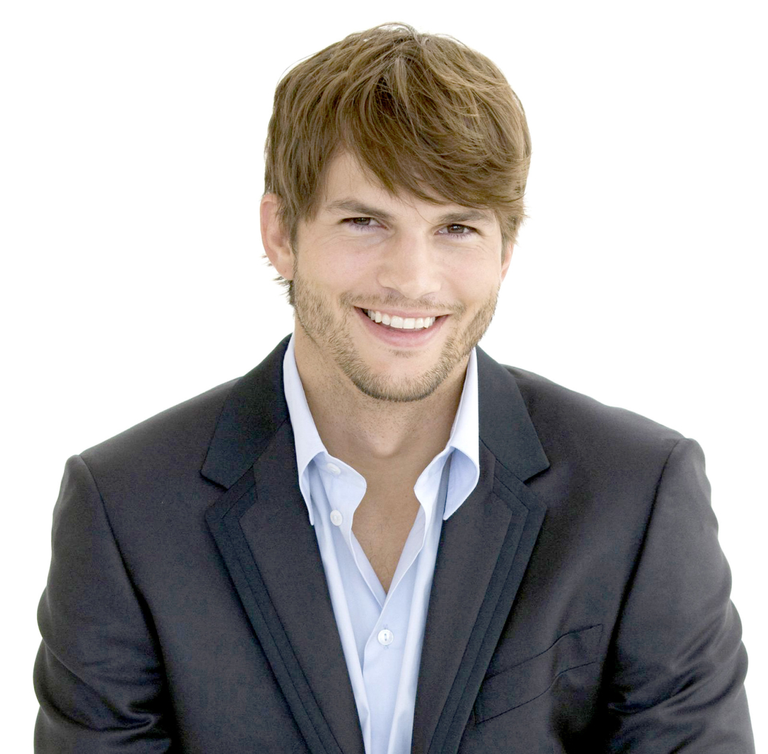 1100x1080 Resolution Ashton Kutcher Smiling Pose in Suit wallpaper ...